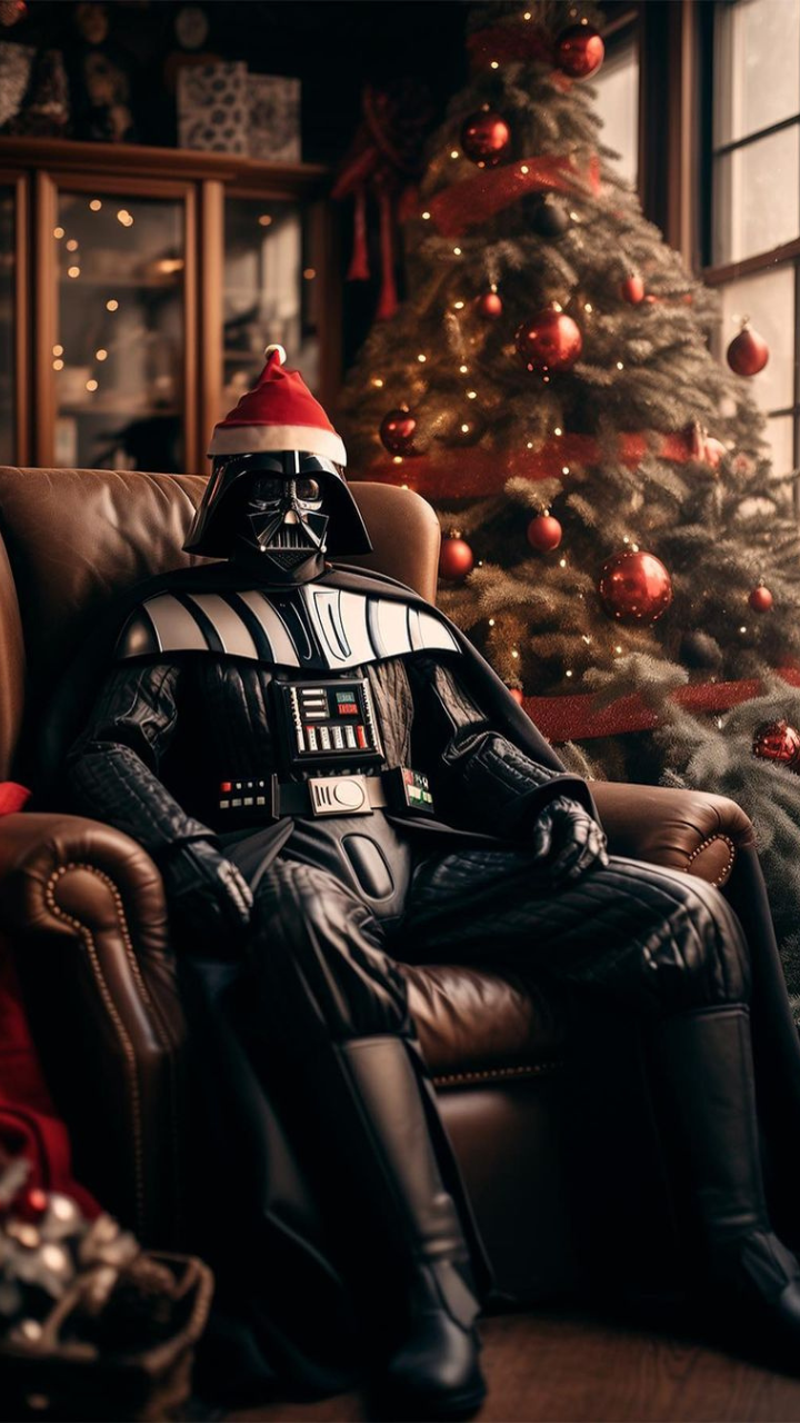 Darth Vader Christmas Wallpaper