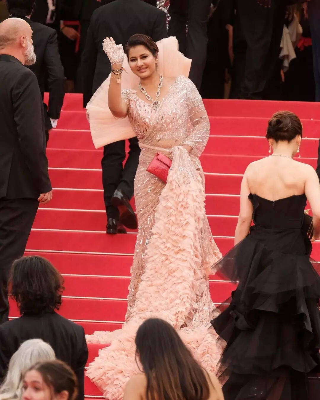 Cannes 2023: Sudha Reddy Stuns In Falguni and Shane Peacock Ensemble At ...