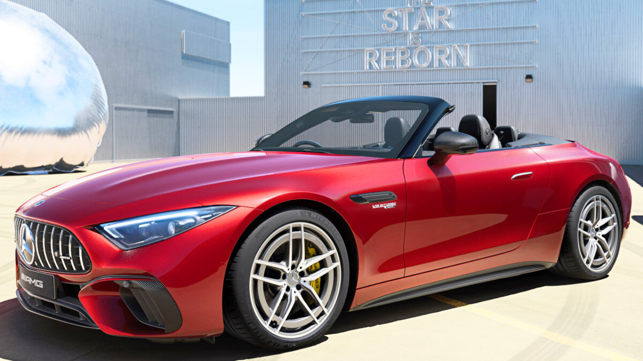 Convertible Mercedes-Benz AMG SL55 Returns To India On This Date | Car ...