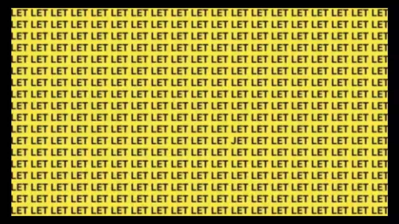 Optical Illusion: There Is An Odd Word In This Image. Can You Spot It ...