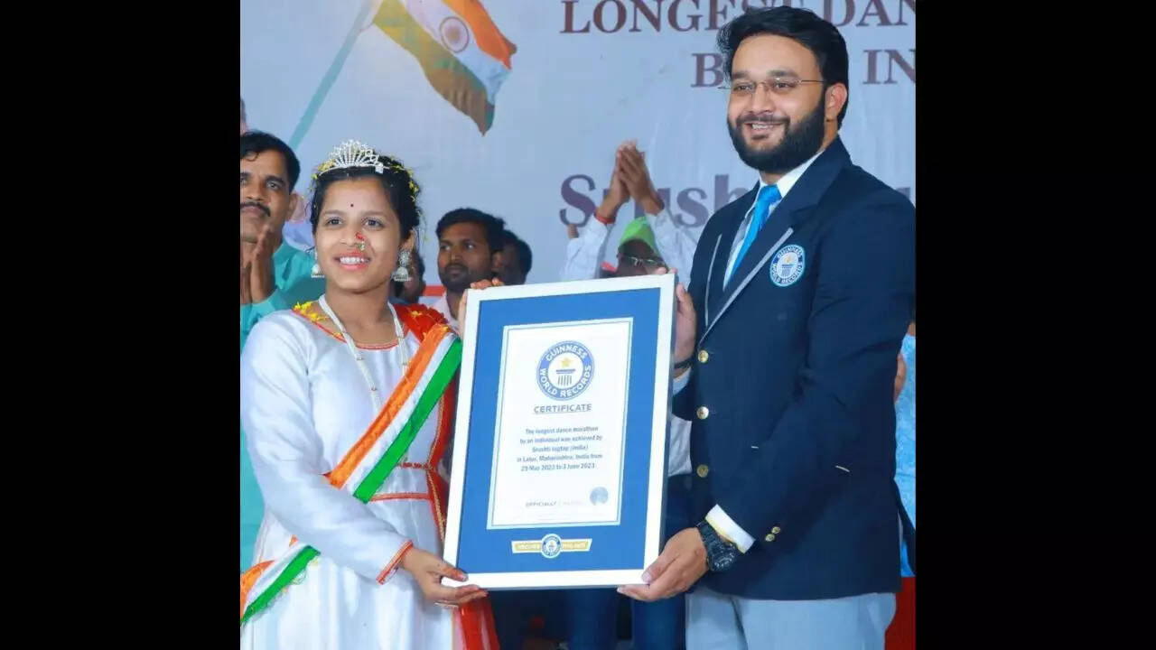 Maharashtra Girl Dances for Five Days Straight, Breaks World Record ...