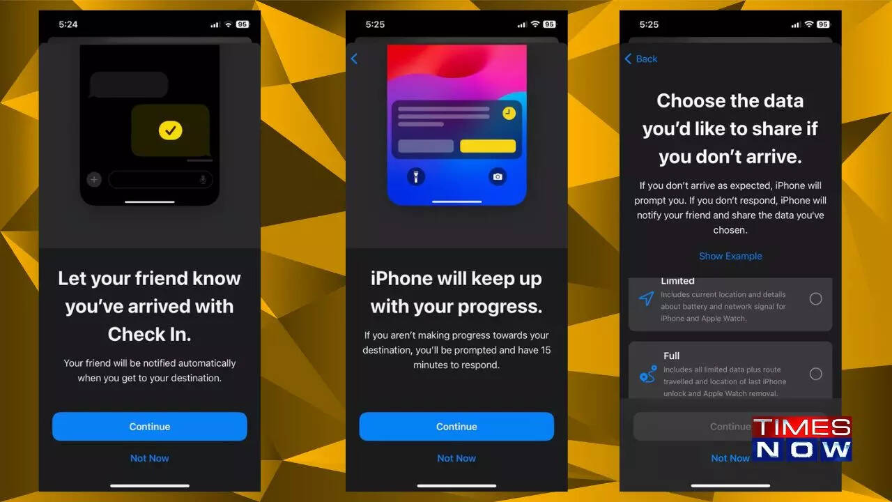 How Does the Check-In Feature of iOS 17 Work | Technology & Science News - Times Now