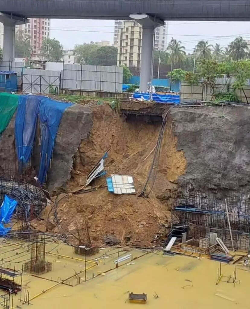 Maghathane Metro Station Landslide: BMC Registers FIR Against Builder ...