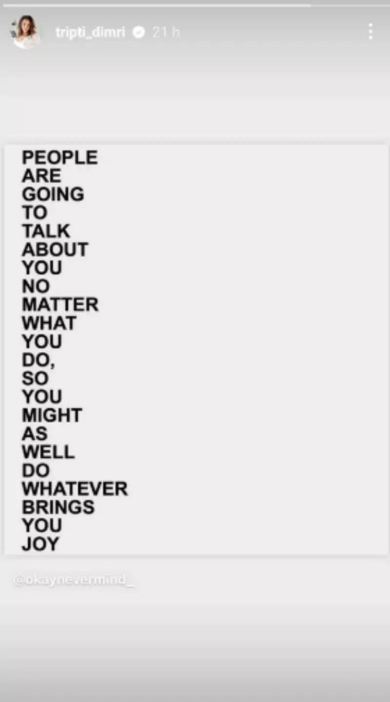 Tripti Dimri REACTS To Alleged Breakup With Anushka Sharma’s Brother Karnesh. Says ‘People Are ...