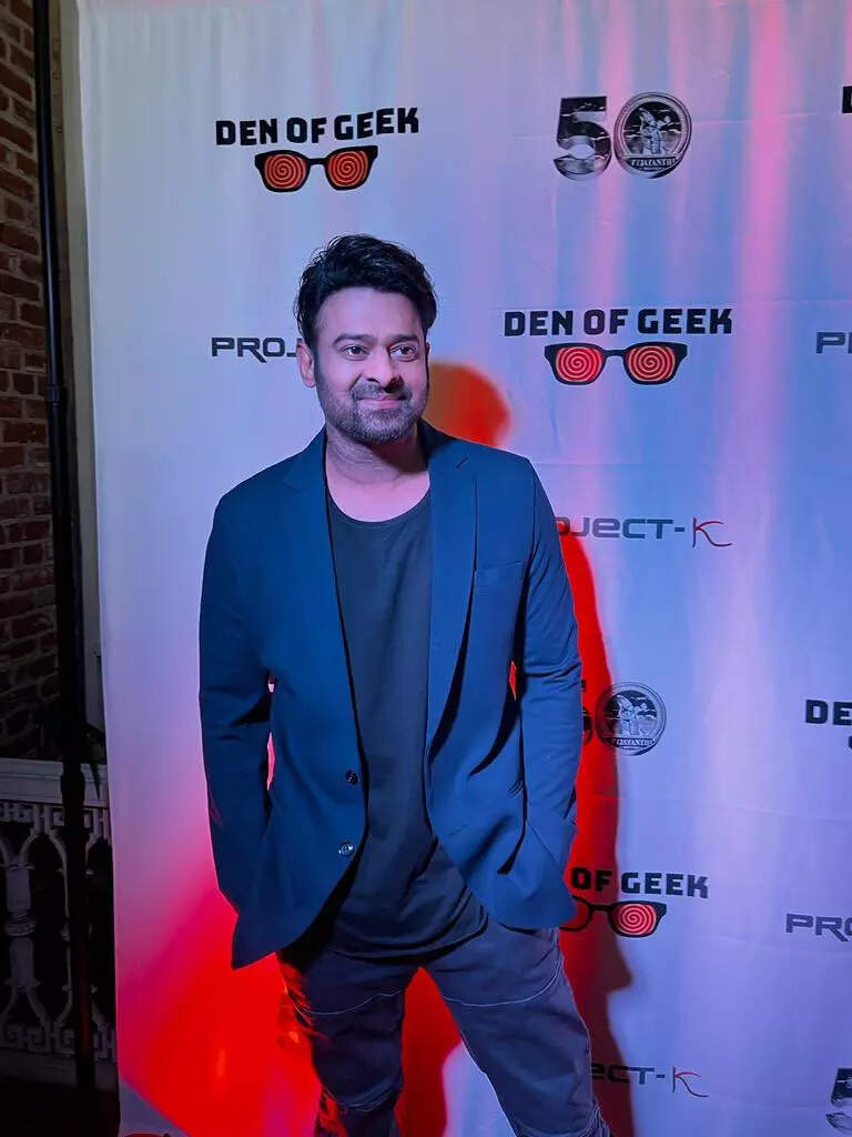 Prabhas Looks Dapper In Blue At San Diego Comic-Con Event Ahead Of ...