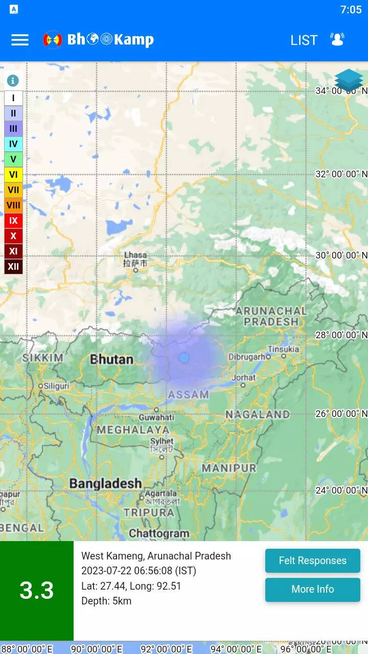 Arunachal Pradesh: 3.3 Magnitude Earthquake Hits Tawang | India News ...