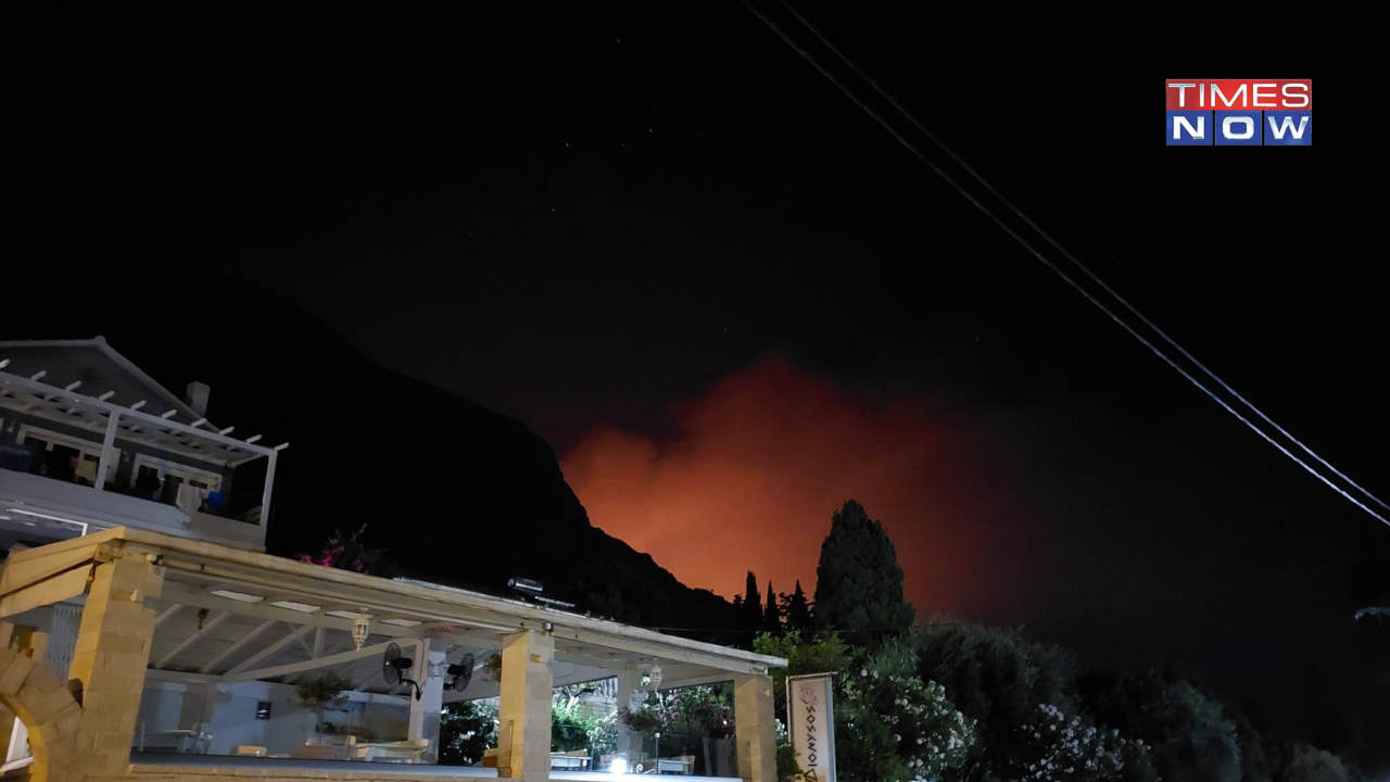 Greece Wildfires: Corfu, Evia Islands Begin Evacuation as Fires Gain ...