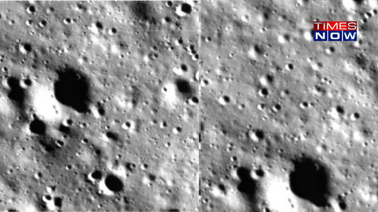 Chandrayaan 3: Vikram Lander Sends FIRST Picture Of Moon's Surface ...