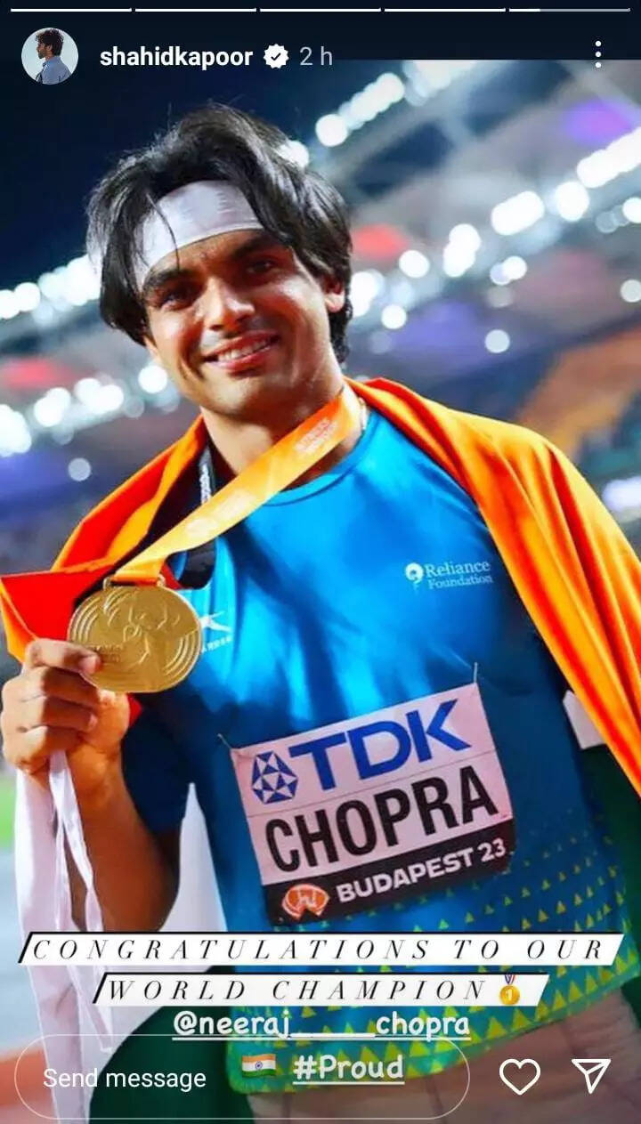 WAC 2023: Kangana Ranaut And More Celebs Hail Neeraj Chopra For Scripting History As First ...