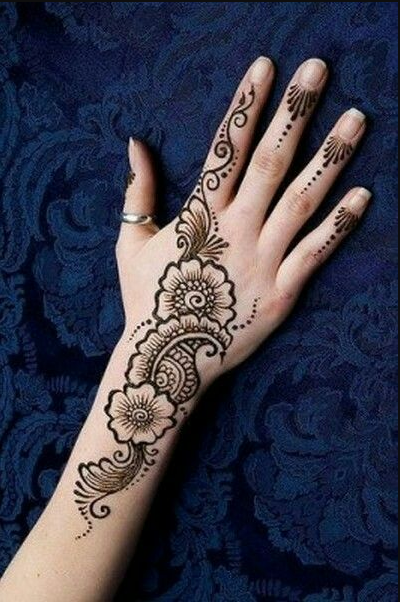 7 Gorgeous Back Hand Mehndi Designs For Festivals And Events | Beauty ...