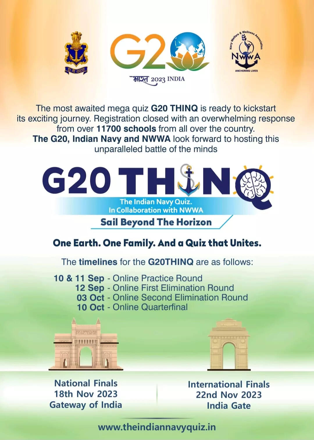 Indian Navy to Conduct 'G20 THINQ' Quiz For School Students | Education News, Times Now
