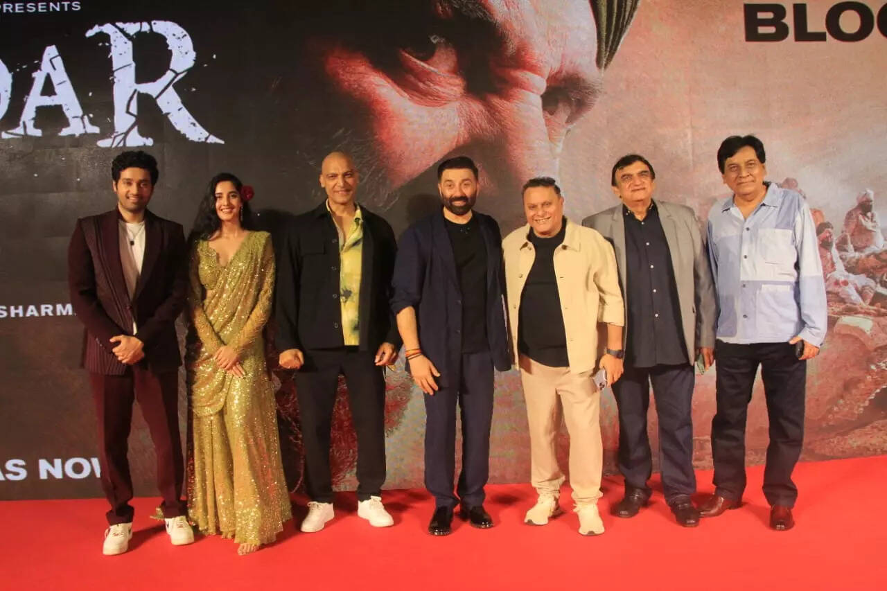 Ameesha Patel: EXCLUSIVE! Gadar 2 Success Bash: Sunny Deol, Kartik ...