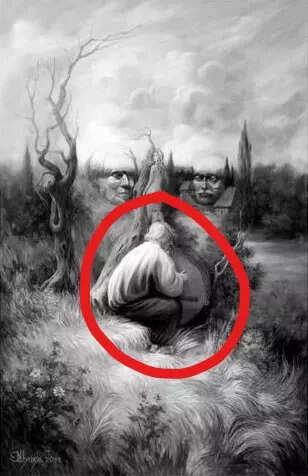 Optical Illusion Test: People Who Can Find 6 Hidden Faces In This ...