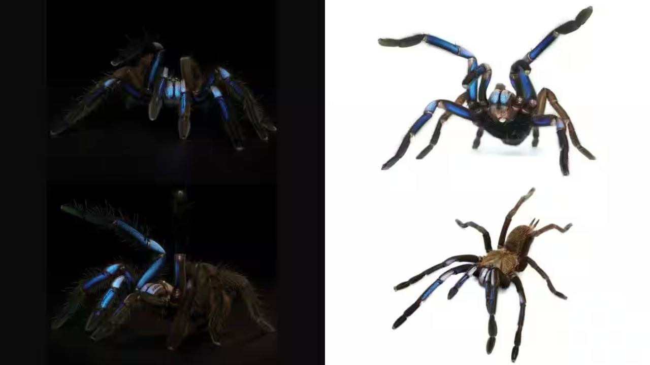 Scientists Find Rare Shimmering Electric-Blue Tarantula Species in ...