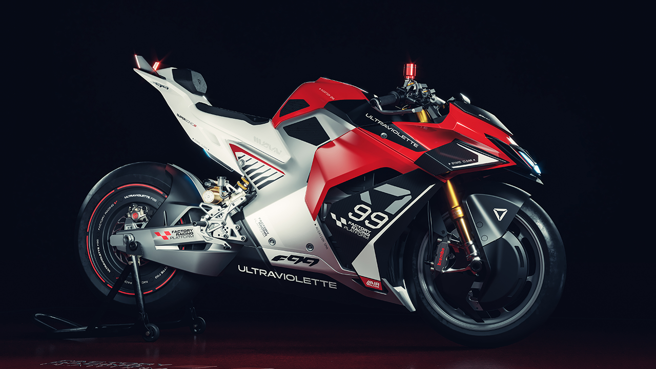 Ultraviolette F99 Racing Platform Makes Global Debut At EICMA 2023, EICMA 2023, Milan Motorcycle ...