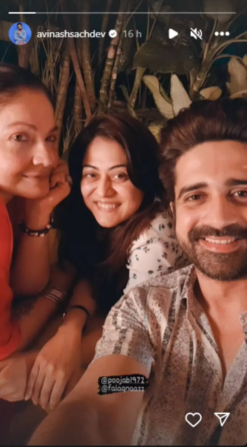 Bigg Boss OTT 2 Reunion! Avinash Sachdev Chills With Falaq Naaz And ...