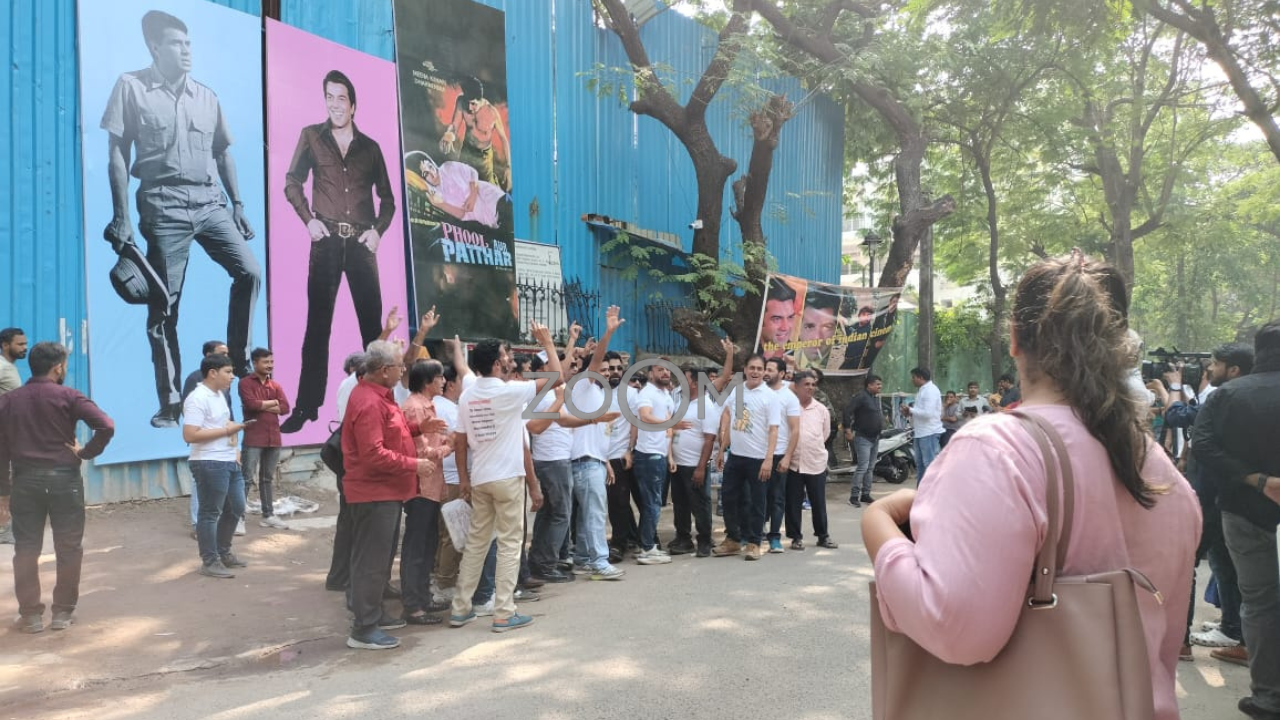 Exclusive! Dharmendra Birthday: Fans Gather Outside Actor's House To ...