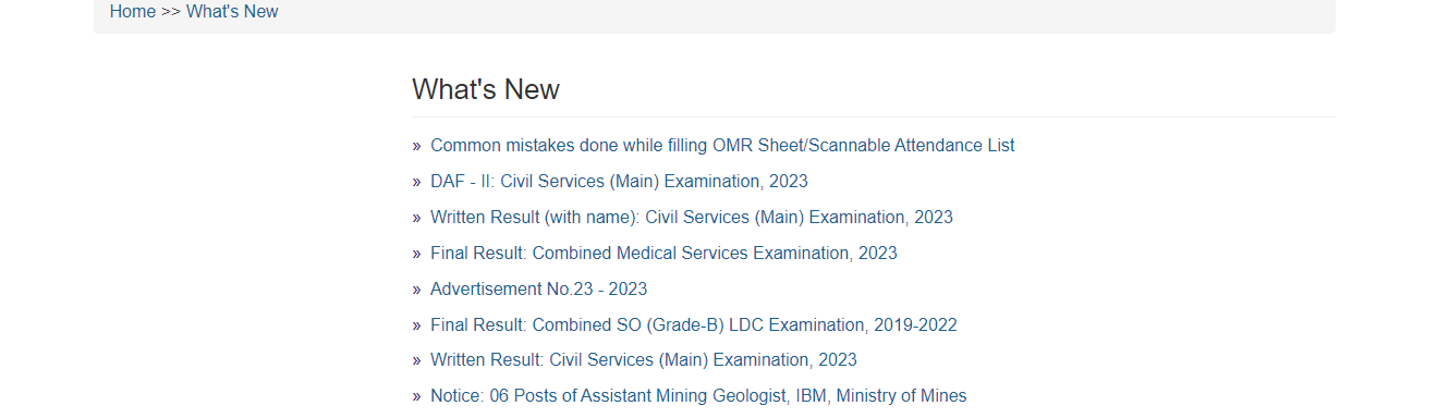 UPSC Mains Result 2023: DAF II Form Released on upsc.gov.in, Direct ...