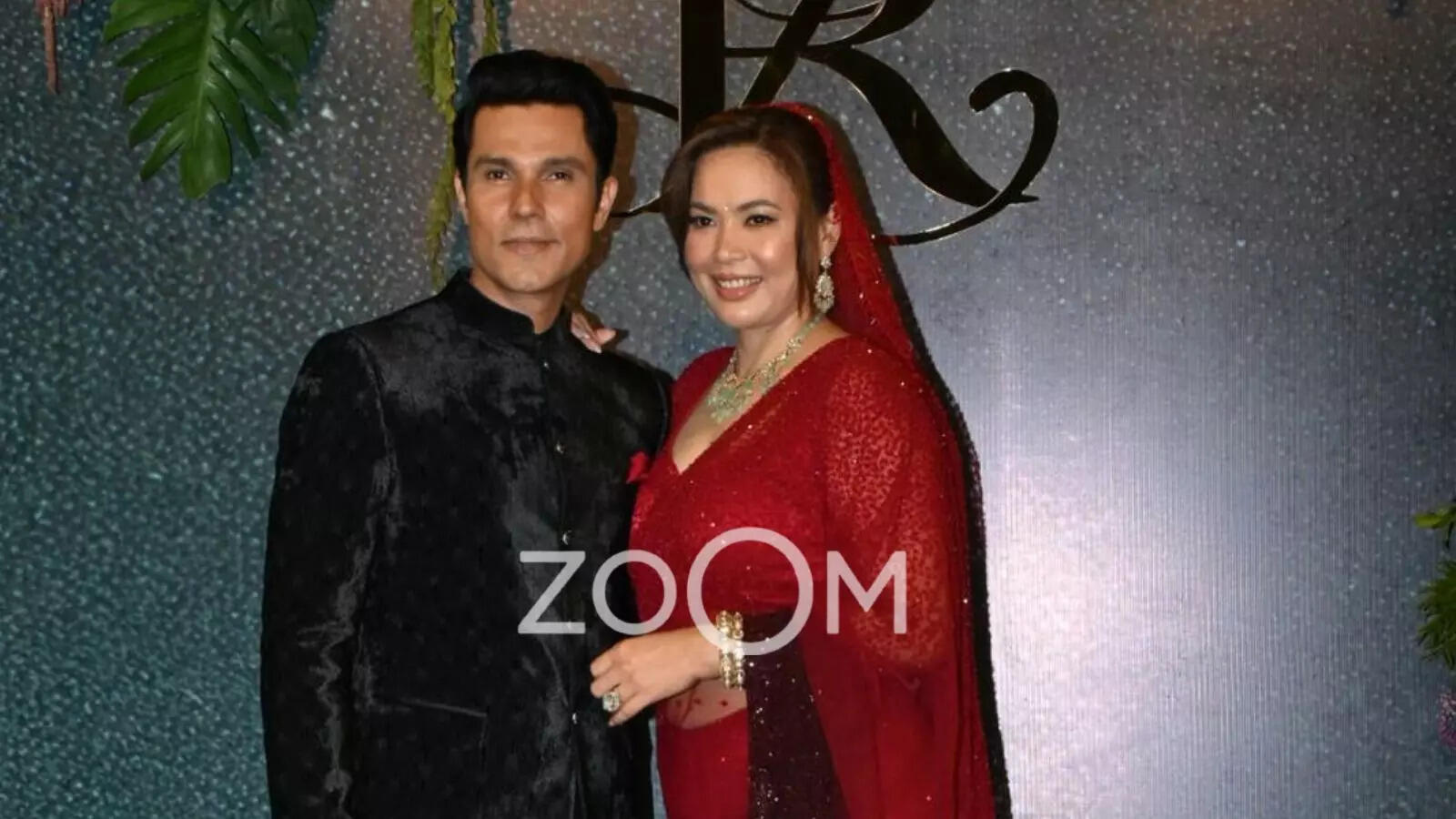 Randeep Hooda-Lin Laishram Wedding Reception: Newlyweds Sparkle In ...
