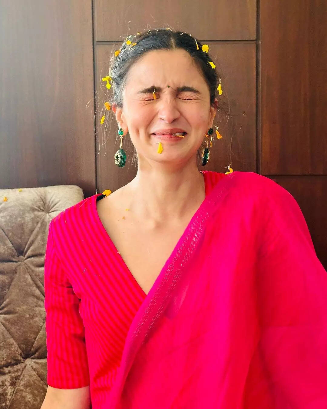 Alia Channels The Perfect Bridesmaid Look In This Pink Ensemble | Times Now