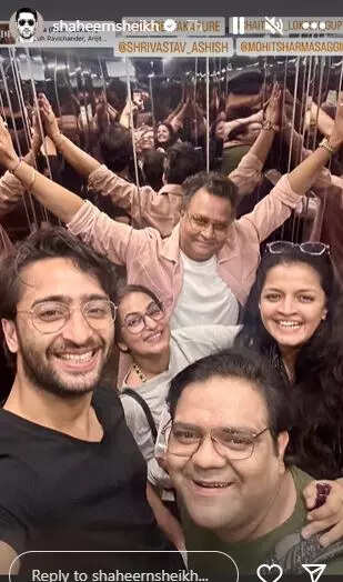 Shaheer Sheikh AKA Abeer REUNITES With The Cast Of Yeh Rishtey Hain ...