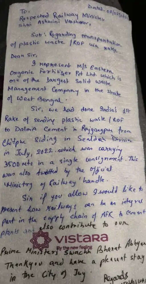 Ashwini Vaishnaw: Business Pitch On Tissue Paper: How Entrepreneur's ...