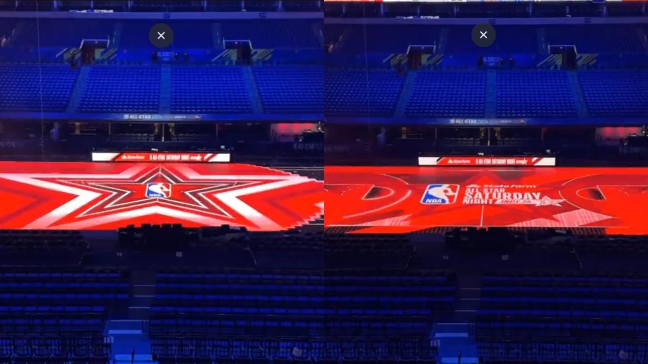 All Star Weekend 2024: WATCH: NBA Debuts Dazzling New LED Courts For ...