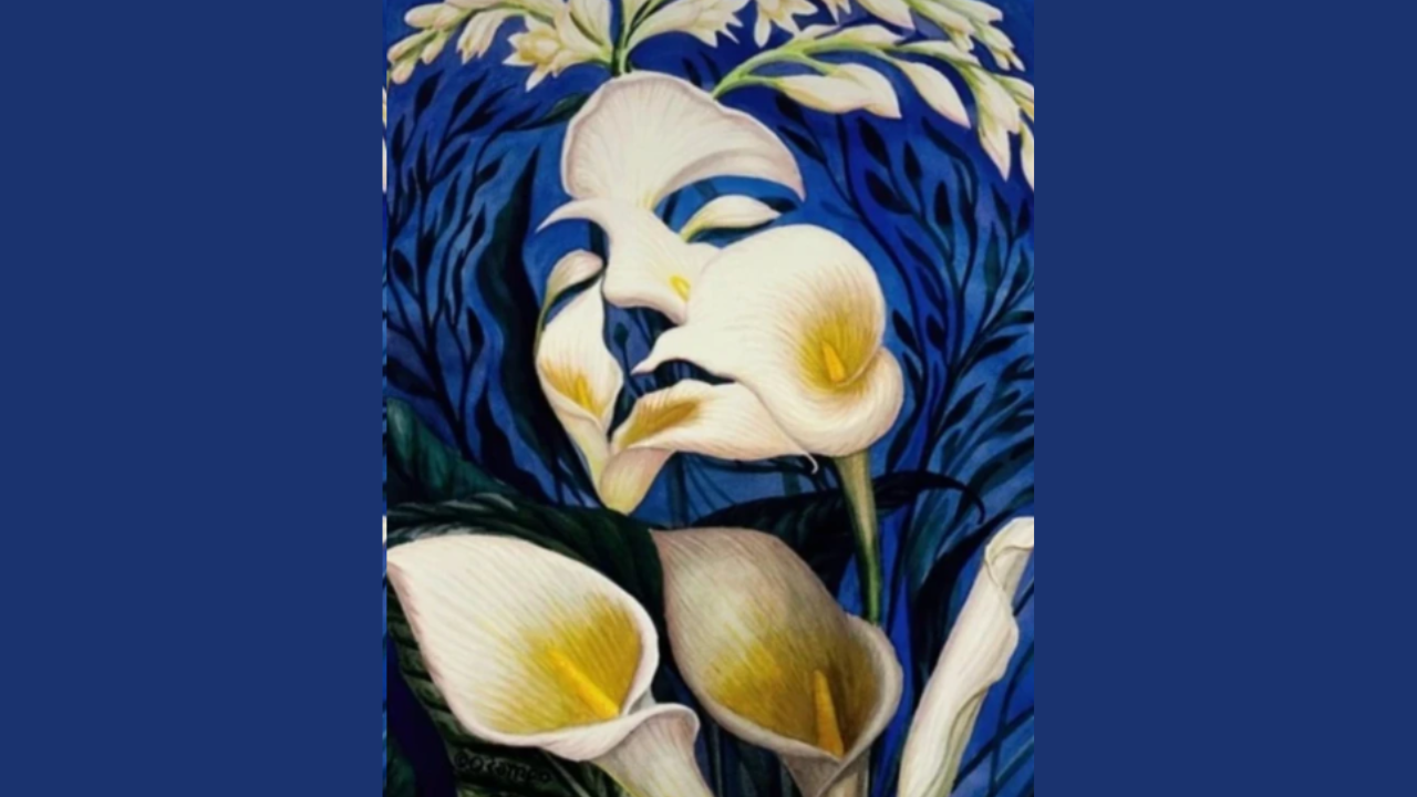 Optical Illusion Test: Woman, Flowers Or Leaves, What You See First ...