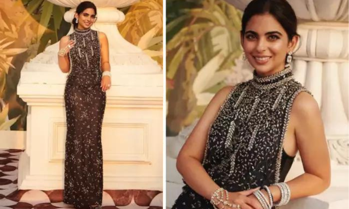 Isha Ambani: अंबानीच्या लेकीचा नाद करायचा न्हाय! प्री-वेडिंग पार्टीच्या ...