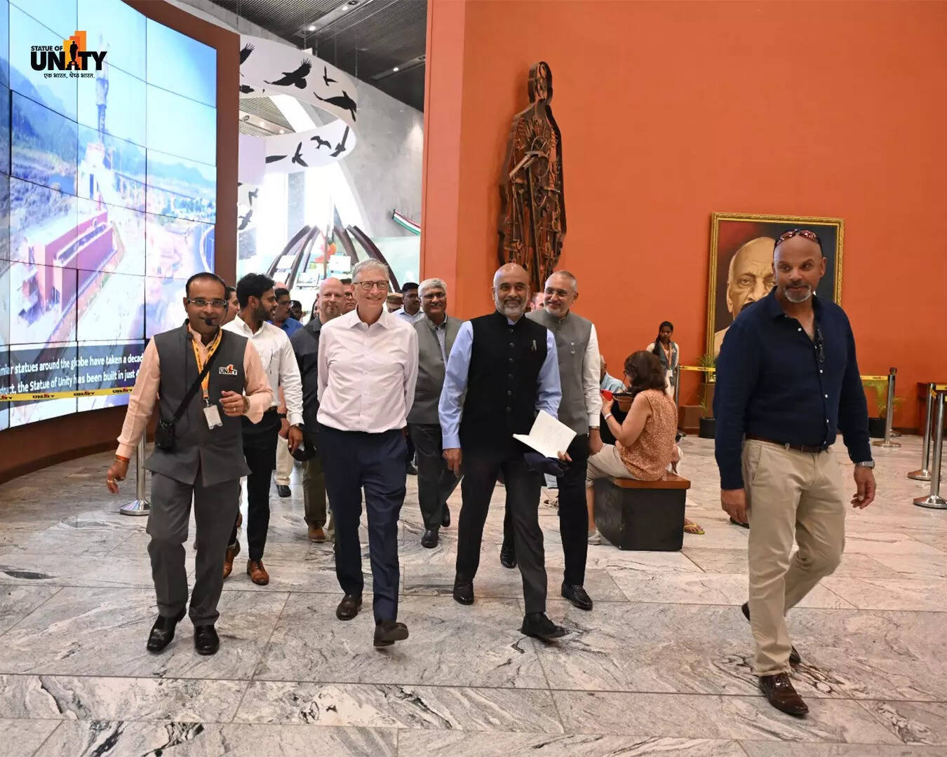 Bill Gates Visits The Statue Of Unity in Gujarat: A Closer Look At This ...