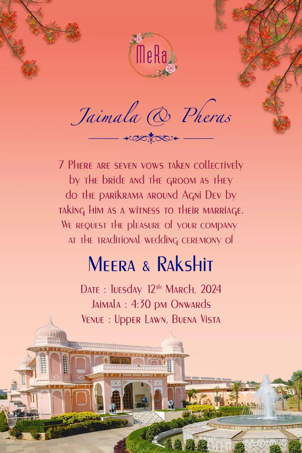 Meera Chopra and Rakshit Kejriwal Marriage: Details Of Wedding, Haldi, Mehendi And Pheras ...