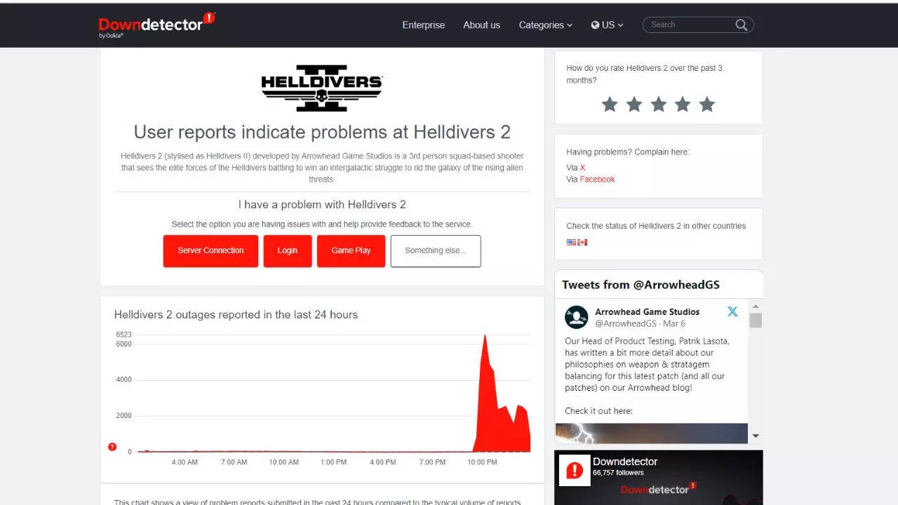 Helldivers 2 Down: Helldivers 2 Servers Down? Users Report Outage ... Helldivers 2 Down: Helldivers 2 Servers Down? Users Report Outage ...