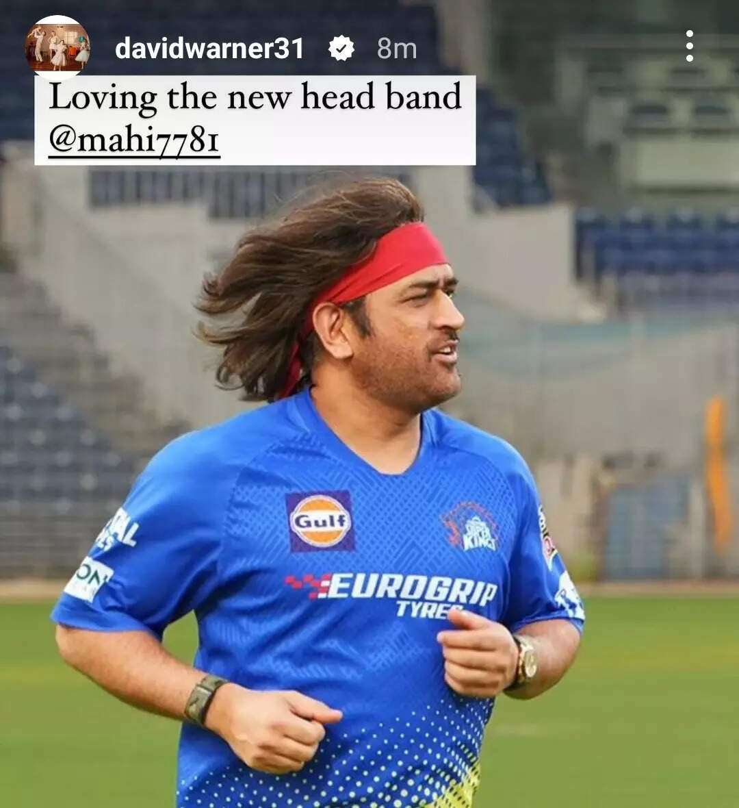 David Warner's Five-Word Reaction On MS Dhoni's Retro Hair-Style For ...