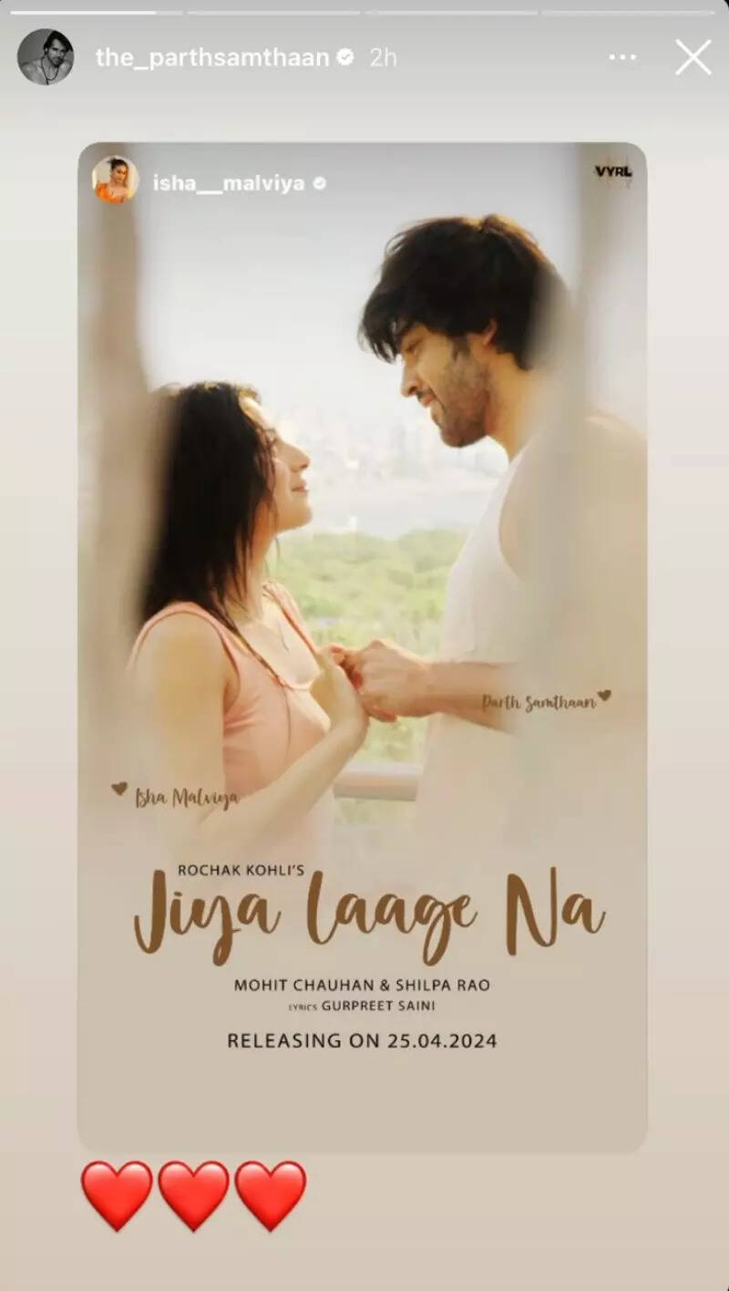 TV Newsmakers Today: Isha Malviya-Parth Samthaan’s Music Video To Be ...