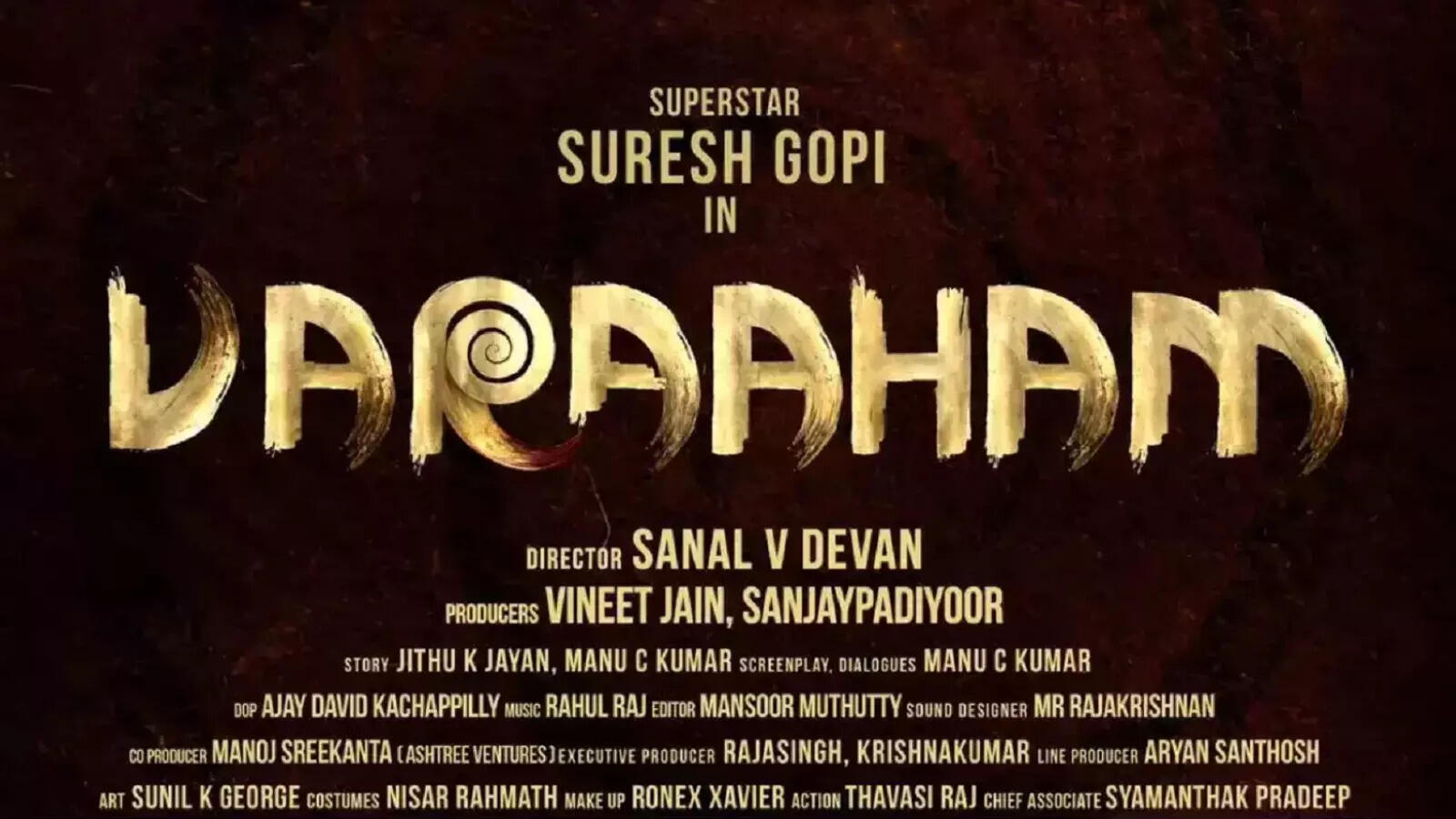 Suresh Gopi Unveils Motion Poster Of His Next Film Varaaham | Times Now