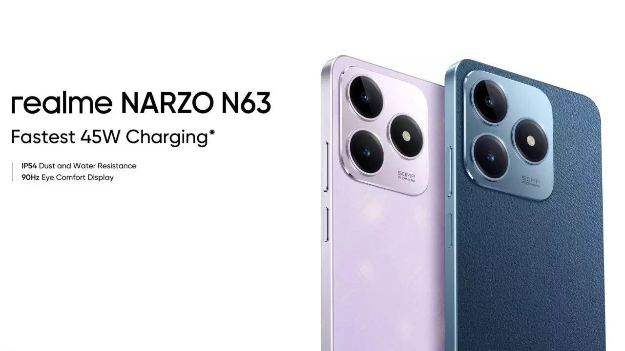 8 हजार रुपयांच्या किंमतीत खरेदी करा Realme Narzo N63; 45W फास्ट ...