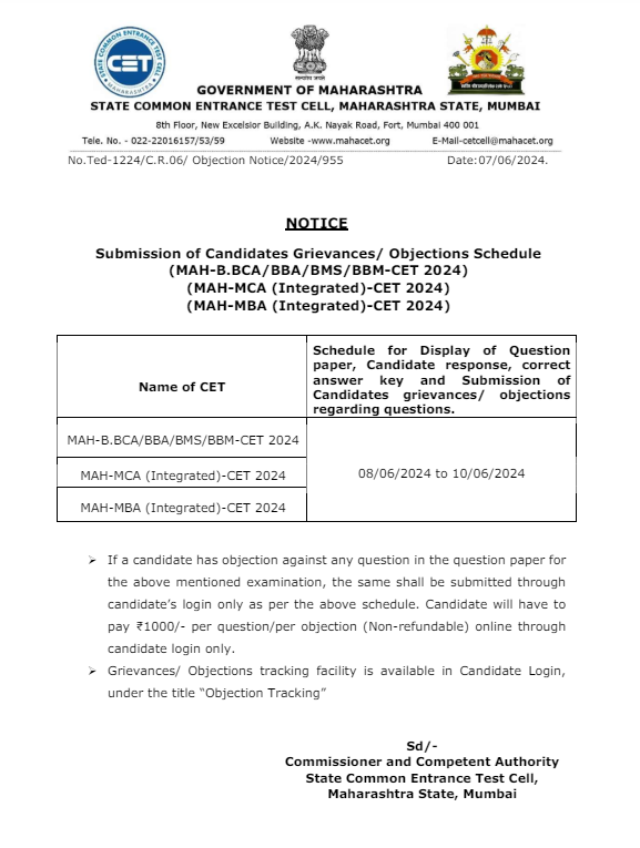 MHT CET Result 2024 To Be Announced On Or Before June 19 At cetcell ...