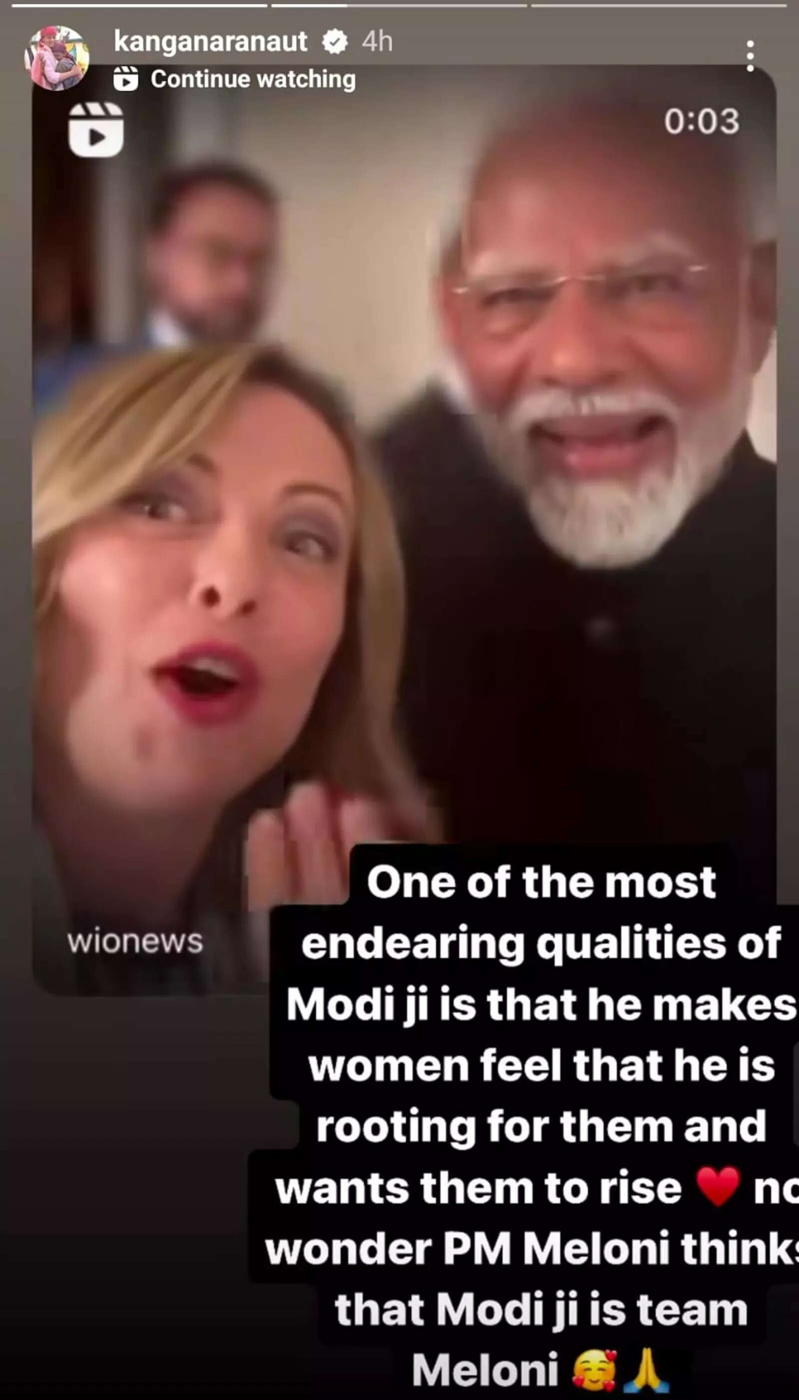 Kangana Ranaut On Viral 'Melodi' Video: PM Meloni Thinks Modi Ji Is ...