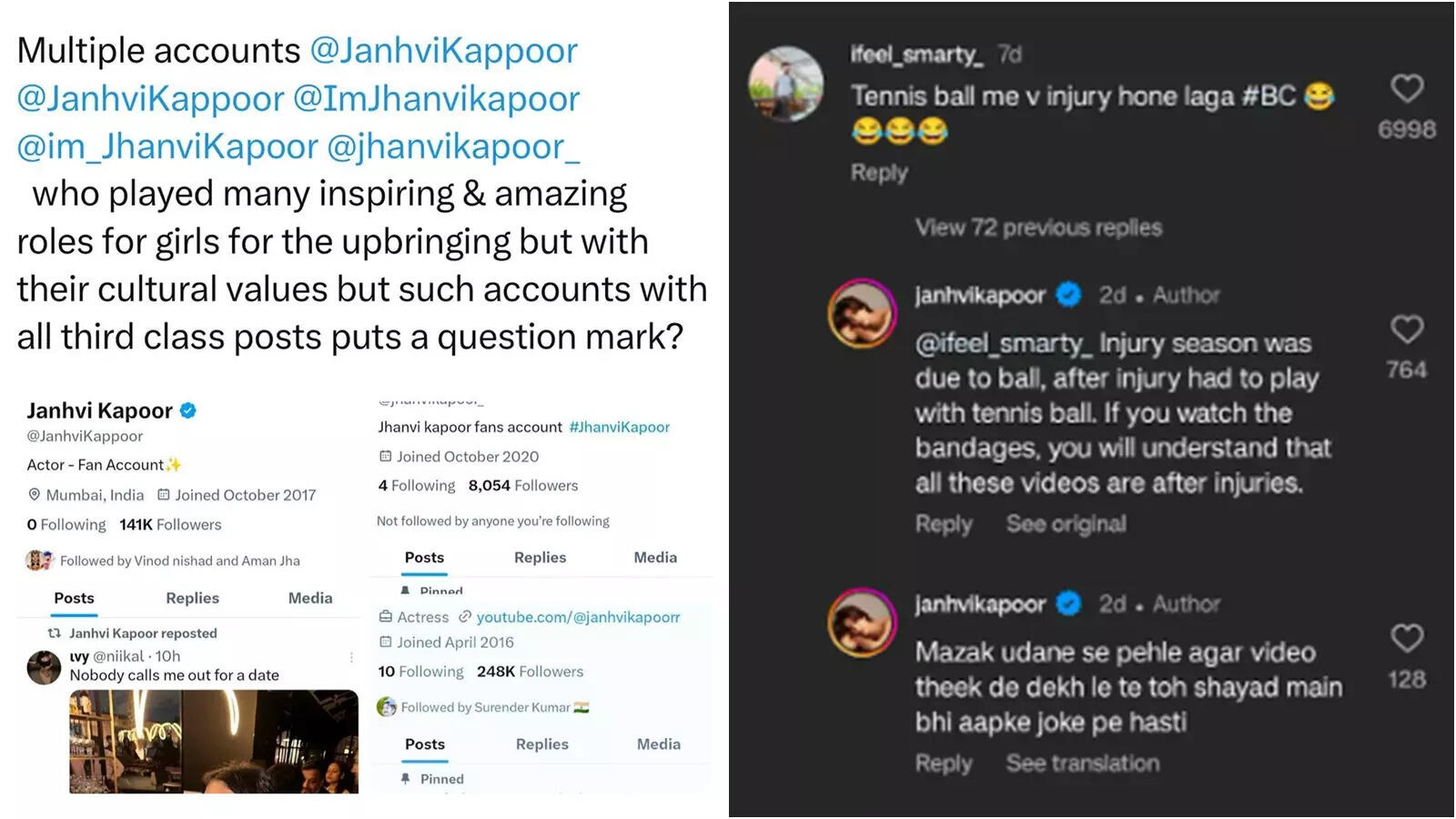 Janhvi Kapoor's X Accounts Are Fake! Actor Releases Statement To Avoid ...