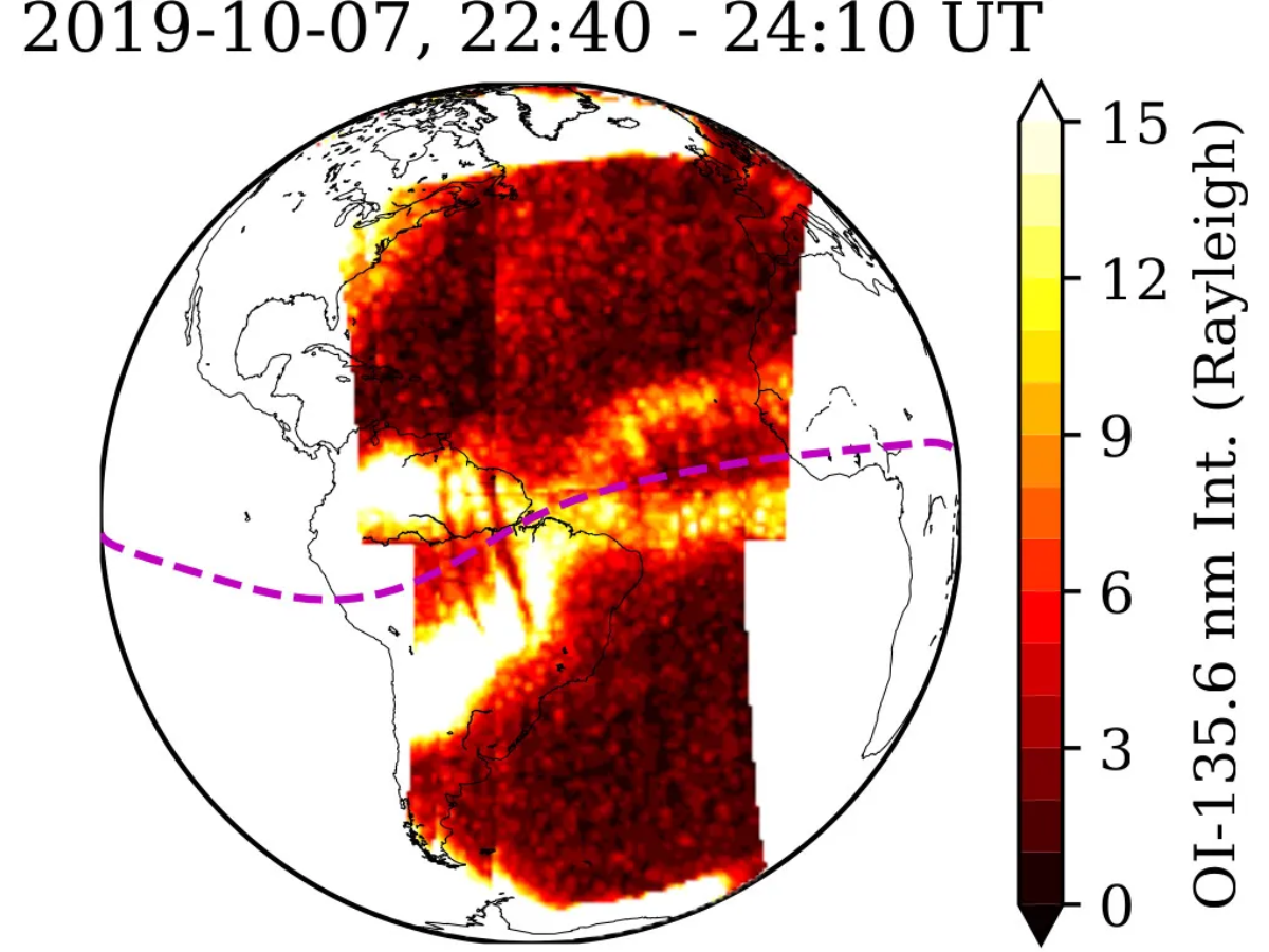 NASA's GOLD Mission Discovers Mysterious Structures In Earth's ...