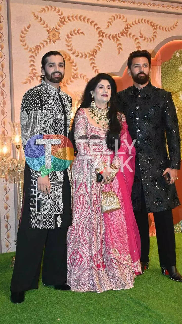 Saath Nibhaana Saathiya Fame Vishal Singh Attends Anant Ambani-Radhika ...