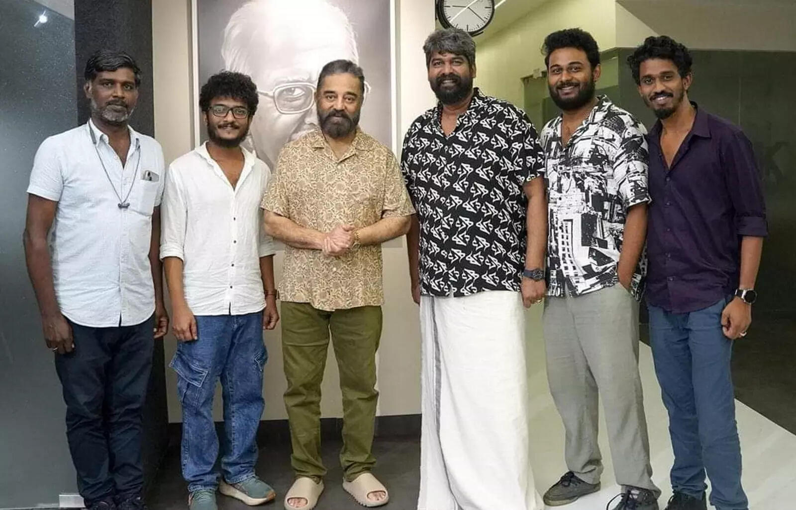 Joju George Meets Kamal Haasan and Seeks Blessings For His Directorial ...