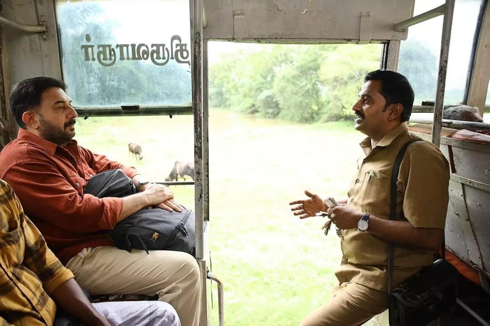 BTS Stills From Karthi-Arvind Swami's Meiyazhagan Released Online ...