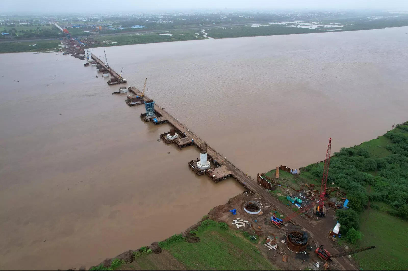 Mumbai-Ahmedabad Bullet Train: Longest River Bridge on Gujarat Segment Shows Swift Progress ...