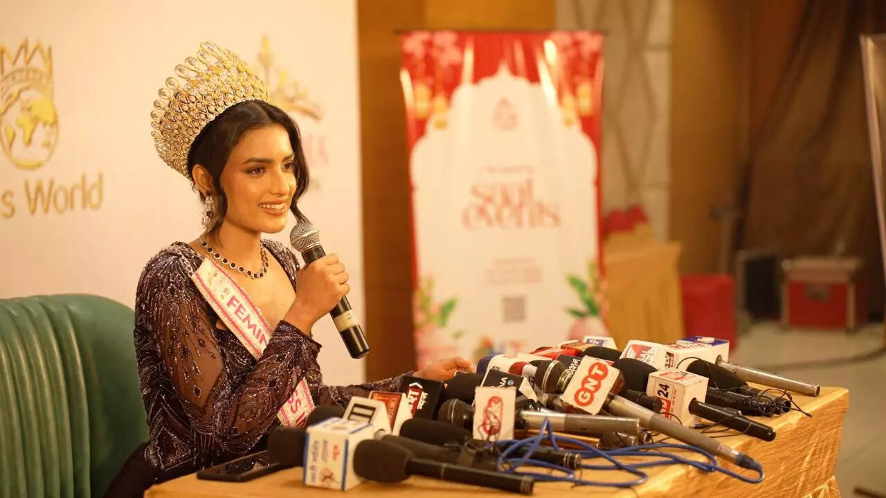 Femina Miss India World 2024, Nikita Porwal, Welcomed Like Royalty in ...