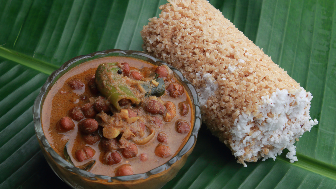 Kerala Style Steamed Chemba Puttu With Ghee For Comforting Winter ...
