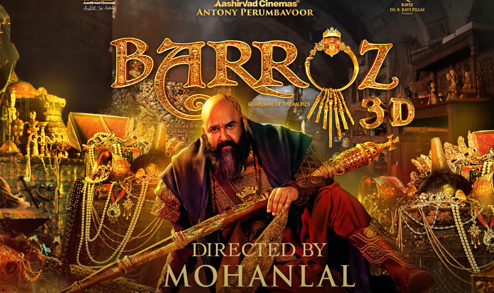 New Motion Poster Of Mohanlal's Barroz Unveiled! | Times Now