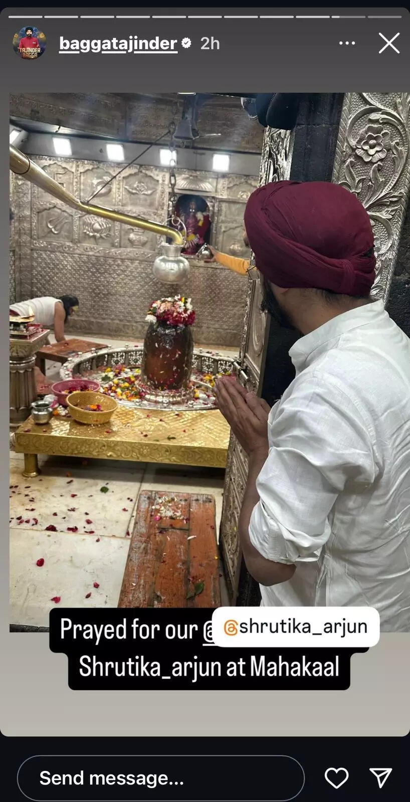 Bigg Boss 18: Tajinder Bagga Visits Mahakaal Temple Post Eviction ...