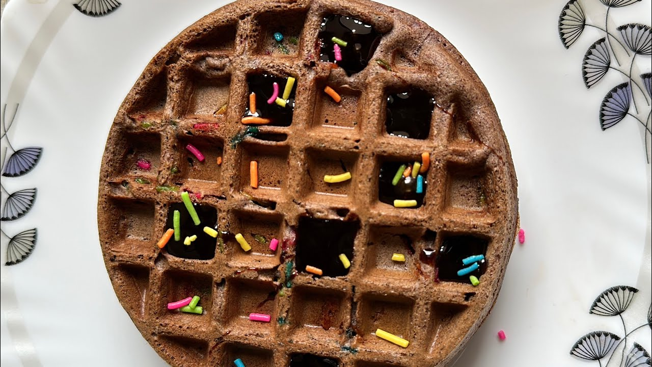 Christmas Breakfast With A Dose Of Health - Ragi Waffles With Assorted ...