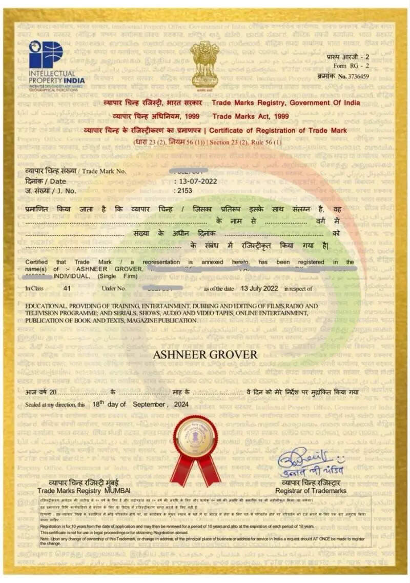 Ashneer Grover’s Name Is Now Trademarked! What Does This Mean? | Times Now